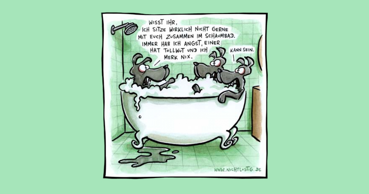 NICHTLUSTIG-Cartoon: SCHAUMBAD