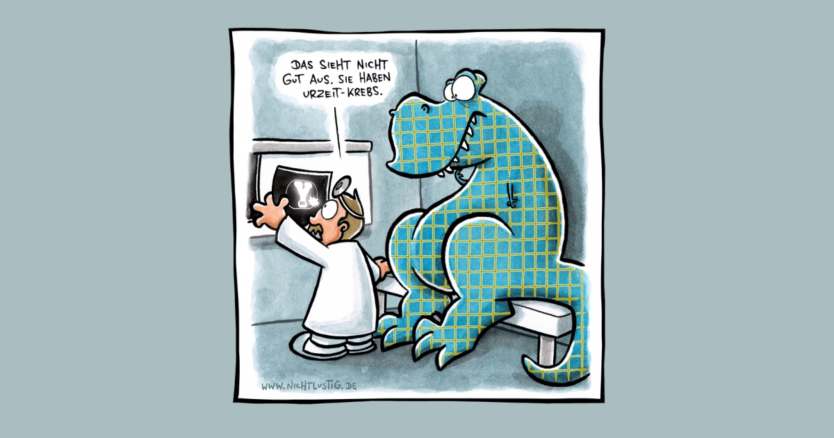 NICHTLUSTIG-Cartoon: KREBS