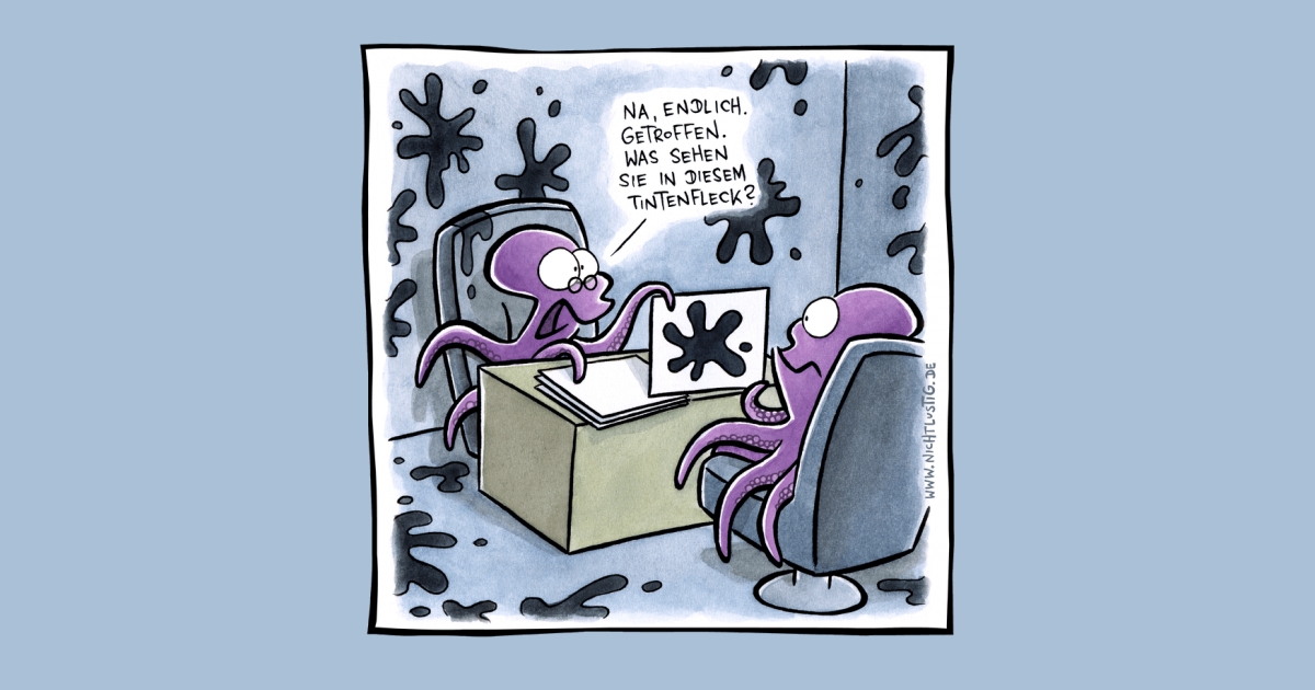 NICHTLUSTIG-Cartoon: FLECK