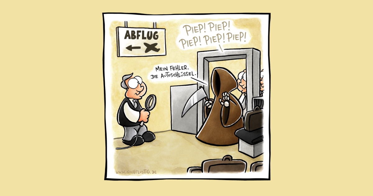 NICHTLUSTIG-Cartoon: FEHLER