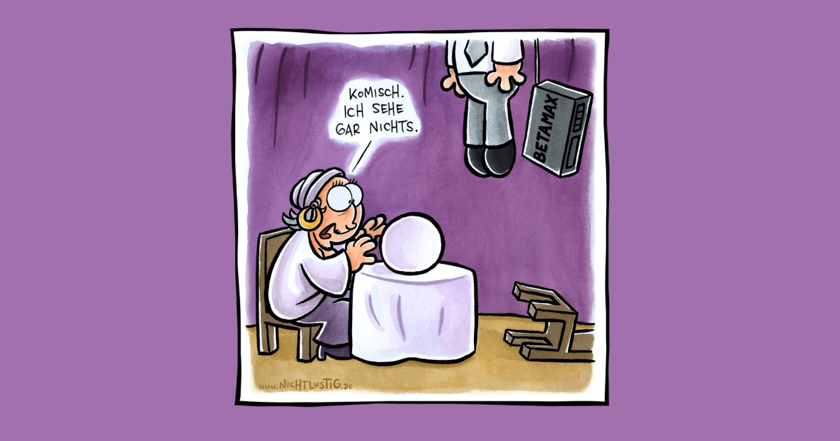 NICHTLUSTIG-Cartoon: GAR NICHTS
