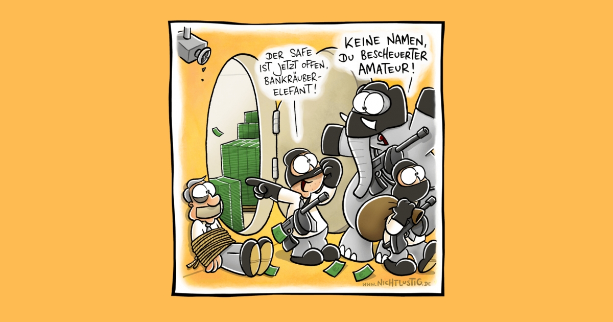 NICHTLUSTIG-Cartoon: OFFEN