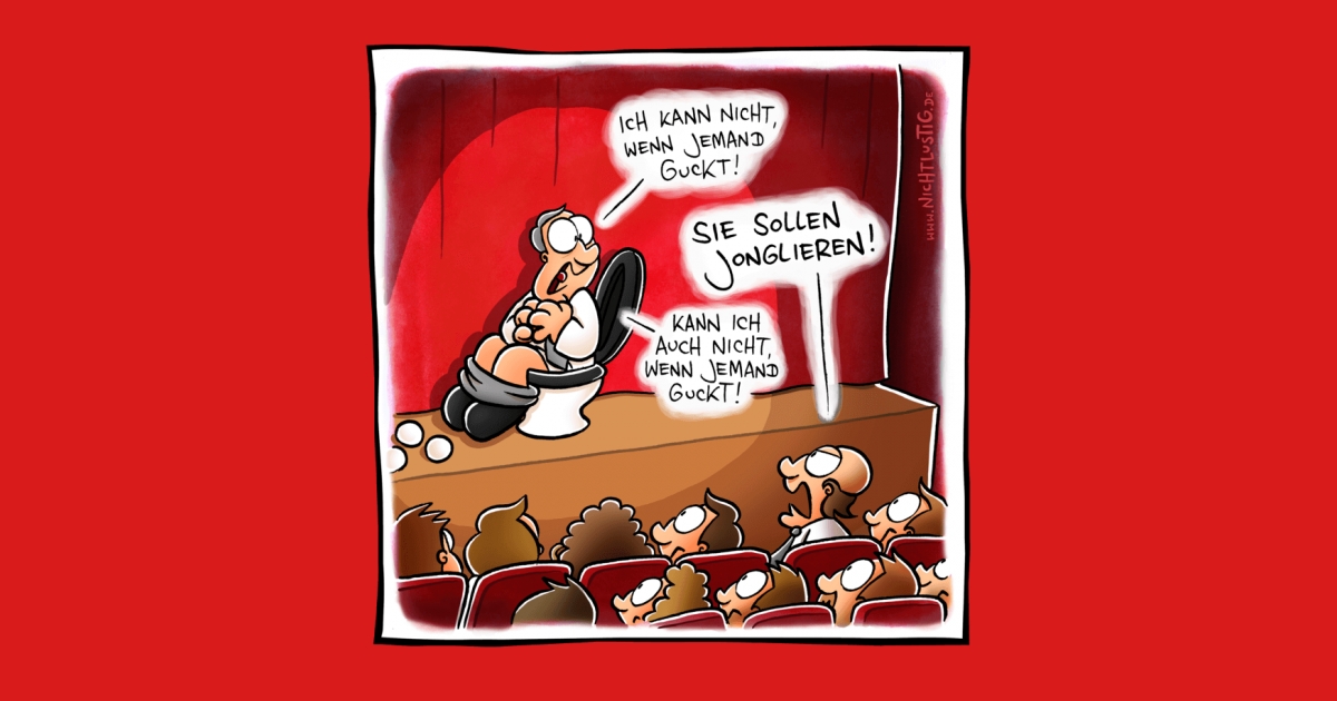NICHTLUSTIG-Cartoon: KANN NICHT