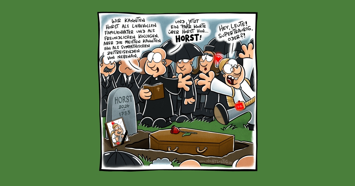 NICHTLUSTIG-Cartoon: HORST